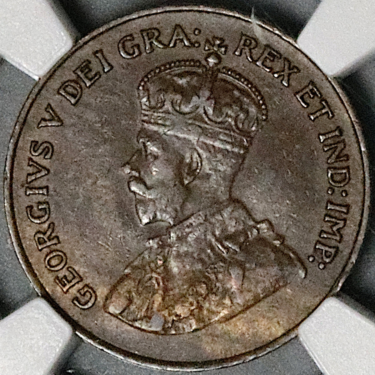 1925 NGC AU 58 Canada 1 Cent George V Key Date Coin (23051002C) – Caesar's Ghost Numismatics