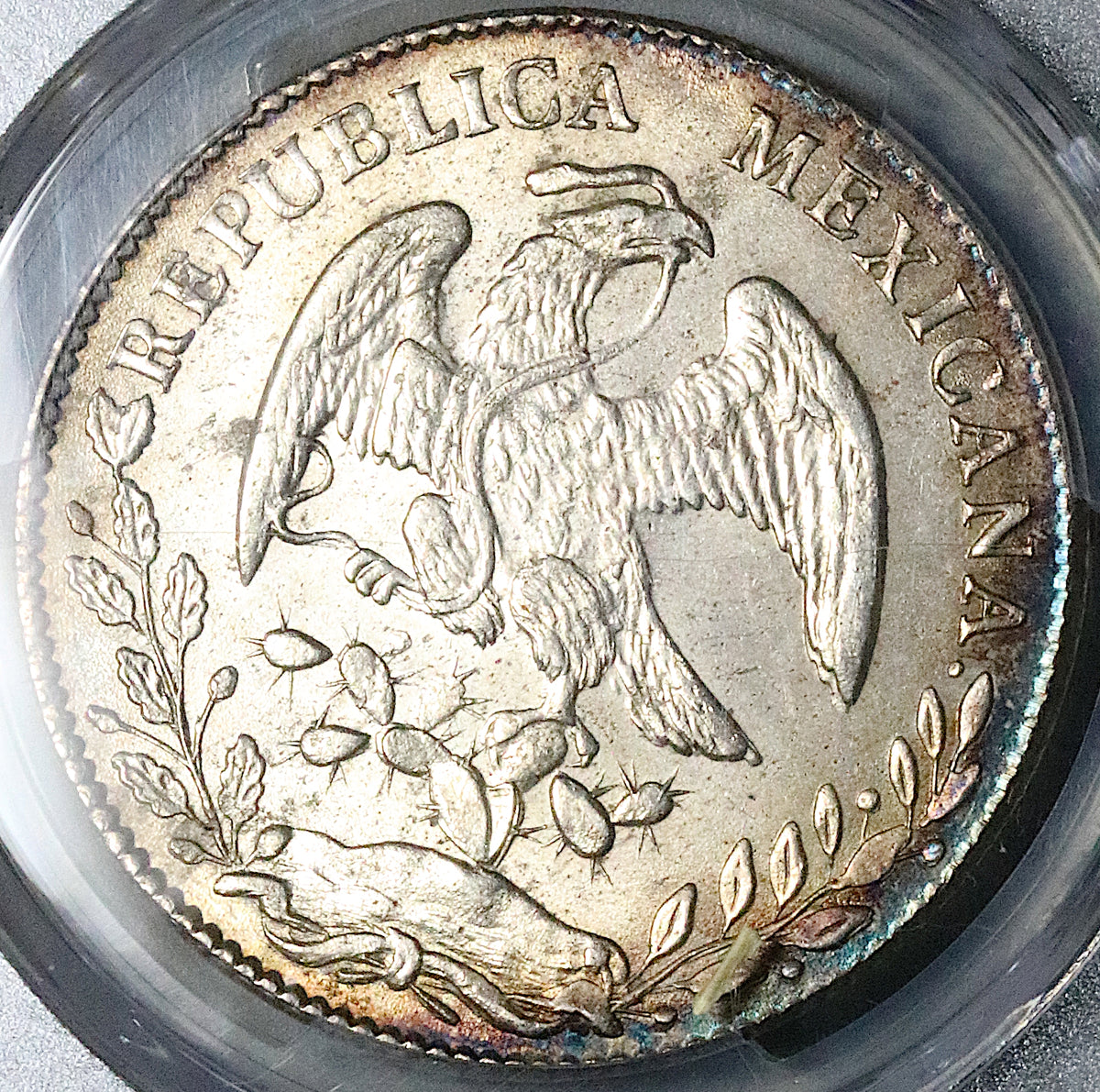 1859-C PCGS MS 61 Mexico 8 Reales Culiacan Mint State Silver Coin (241 – Caesar's Ghost Numismatics