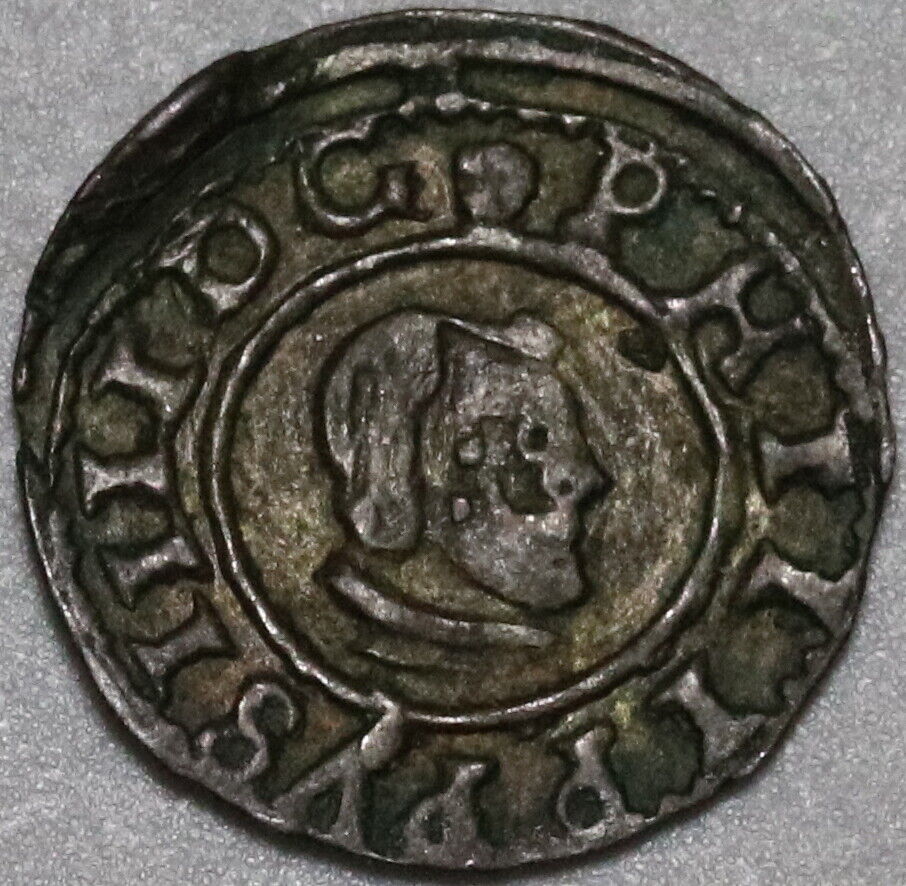 1663 Spain 2 Maravedis Philip IIII IV Cuenca Mint XF Copper Coin (2311 ...