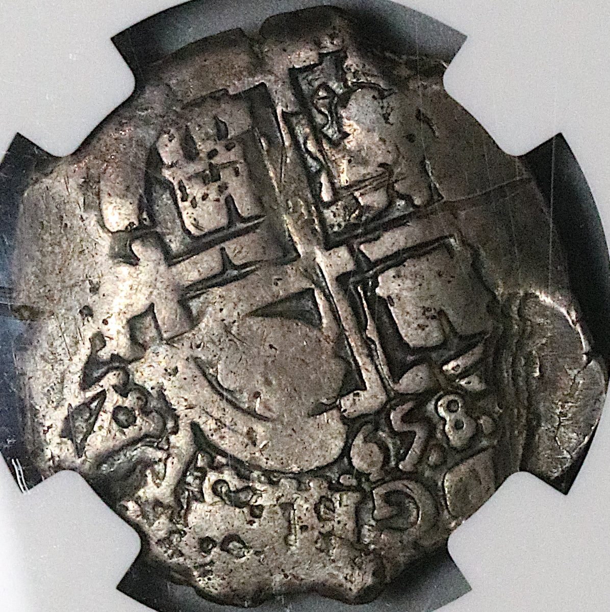 1658 NGC VF 30 Bolivia Cob 4 Reales Potosi Philip IV Silver Coin POP 1 ...