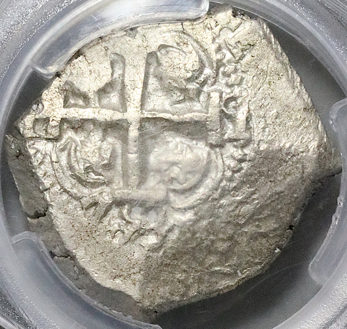 1753 PCGS AU 55 Bolivia 8 Reales Cob Spain Ferdinand VI Pirate Silver ...