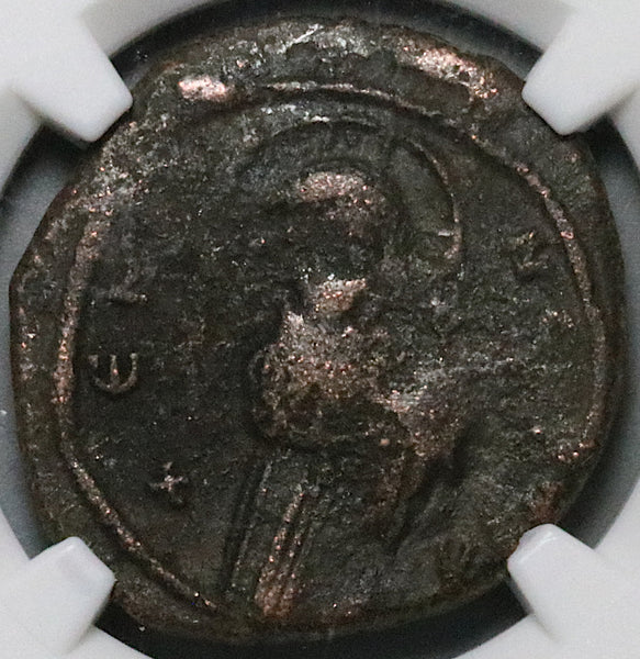 1034 NGC Gen Byzantine Anonymous Follis Christ Class C Michael IV (260 ...