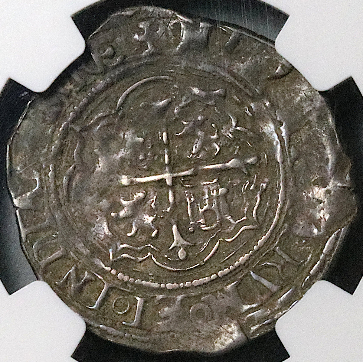 1572 NGC XF 40 Mexico 1 Real Cob Philip II Spain Colonial Silver Coin ...
