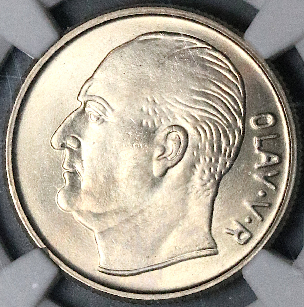 1965 NGC MS 67 Norway 1 krone Horse Key Date Olav V Coin POP 3/0 (2408 ...