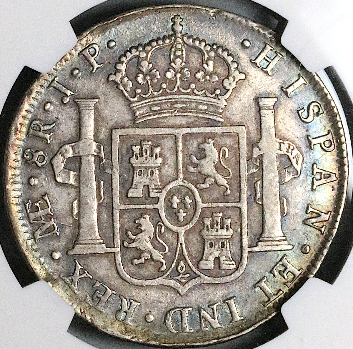 1805 NGC VF 35 Peru 8 Reales Charles IV Lima Pillars Dollar Silver Coi ...
