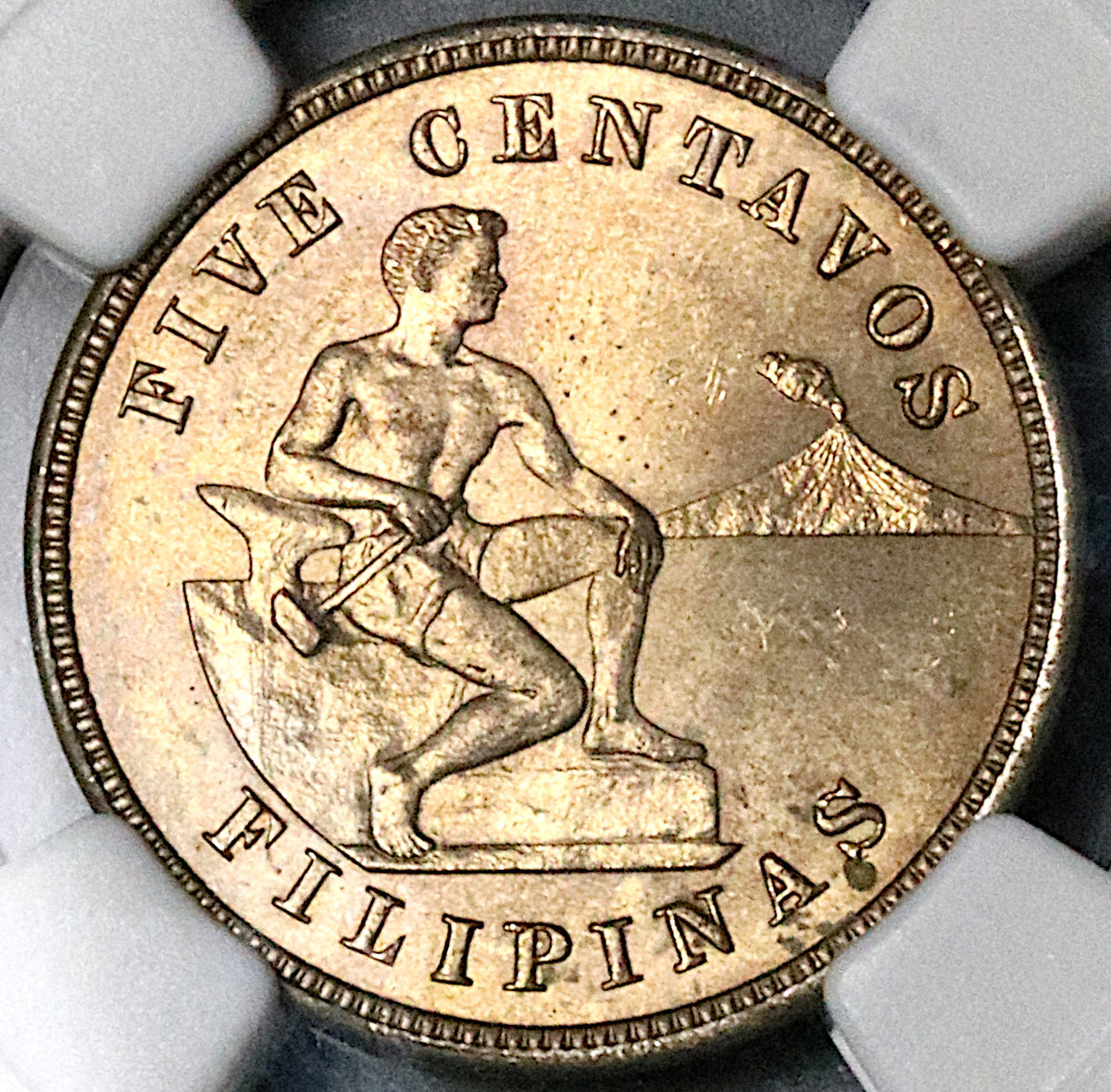 1927 NGC MS 64 Philippines 5 Centavos Manila Mint USA Coin (23082302C ...