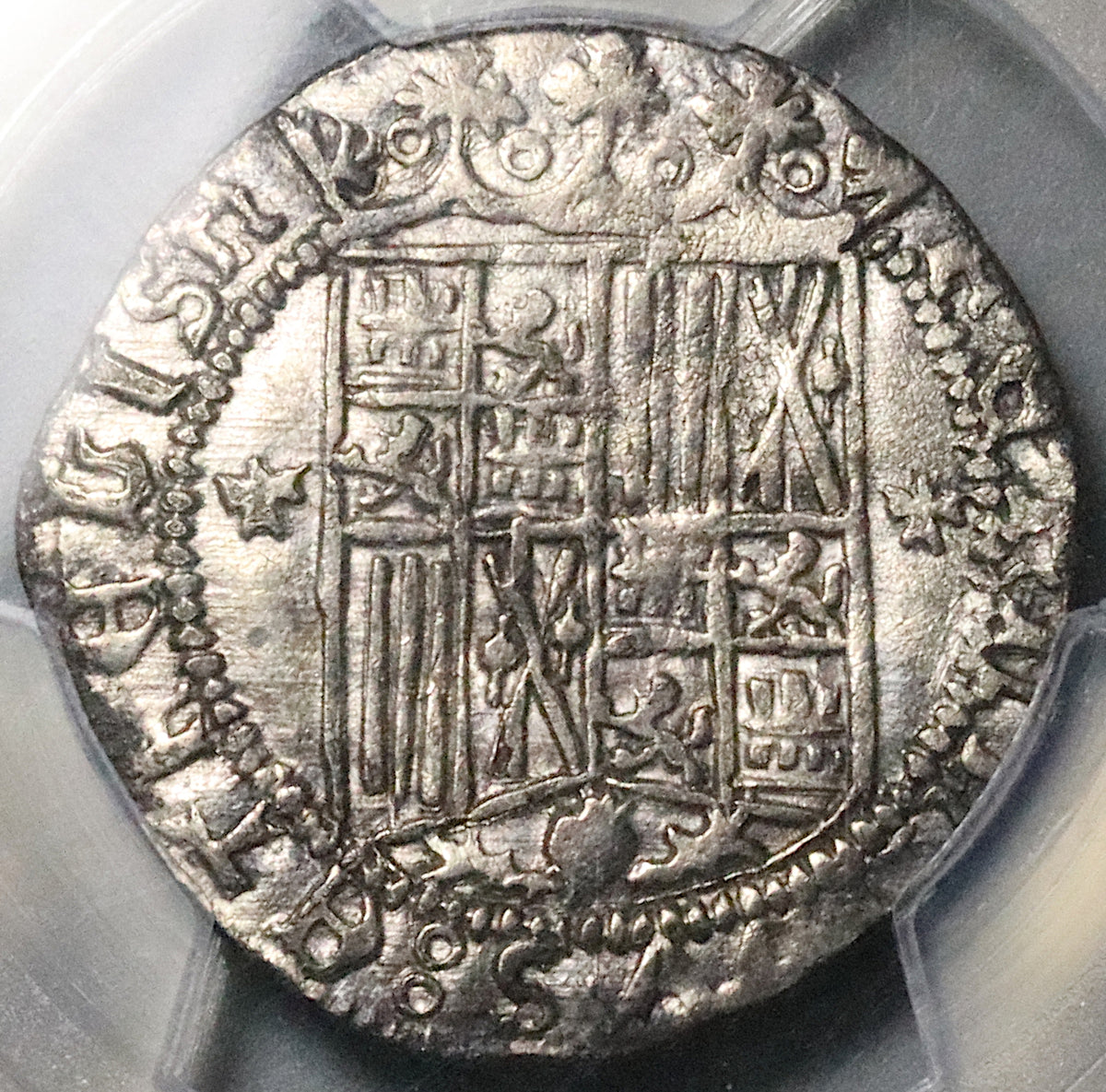 1474 PCGS XF Spain Ferdinand Isabella 1 Real Columbus Granada Mint Ham ...