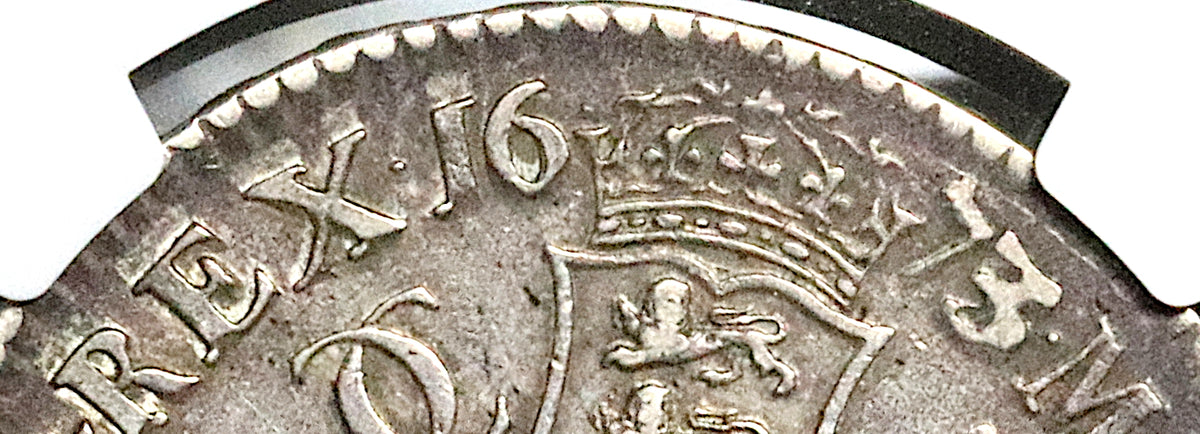 1673/2 NGC VF 30 Charles II Crown Rare England Great Britain Overdate ...