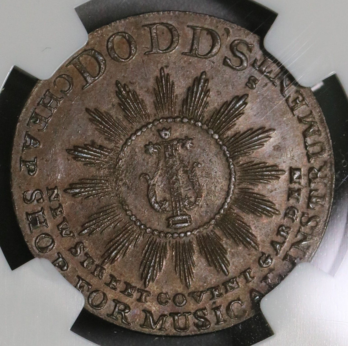 1790s NGC MS 64 Handel Conder 1/2 Penny Token Middlesex Dodds DH 300 ...