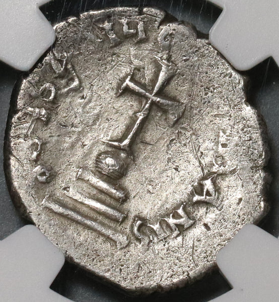 613 NGC F Heraclius & Heraclius Constanstine Hexagram Byzantine Empire ...