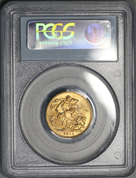 1911-C PCGS MS 64 Gold Sovereign Canada St George Coin (19020302C ...