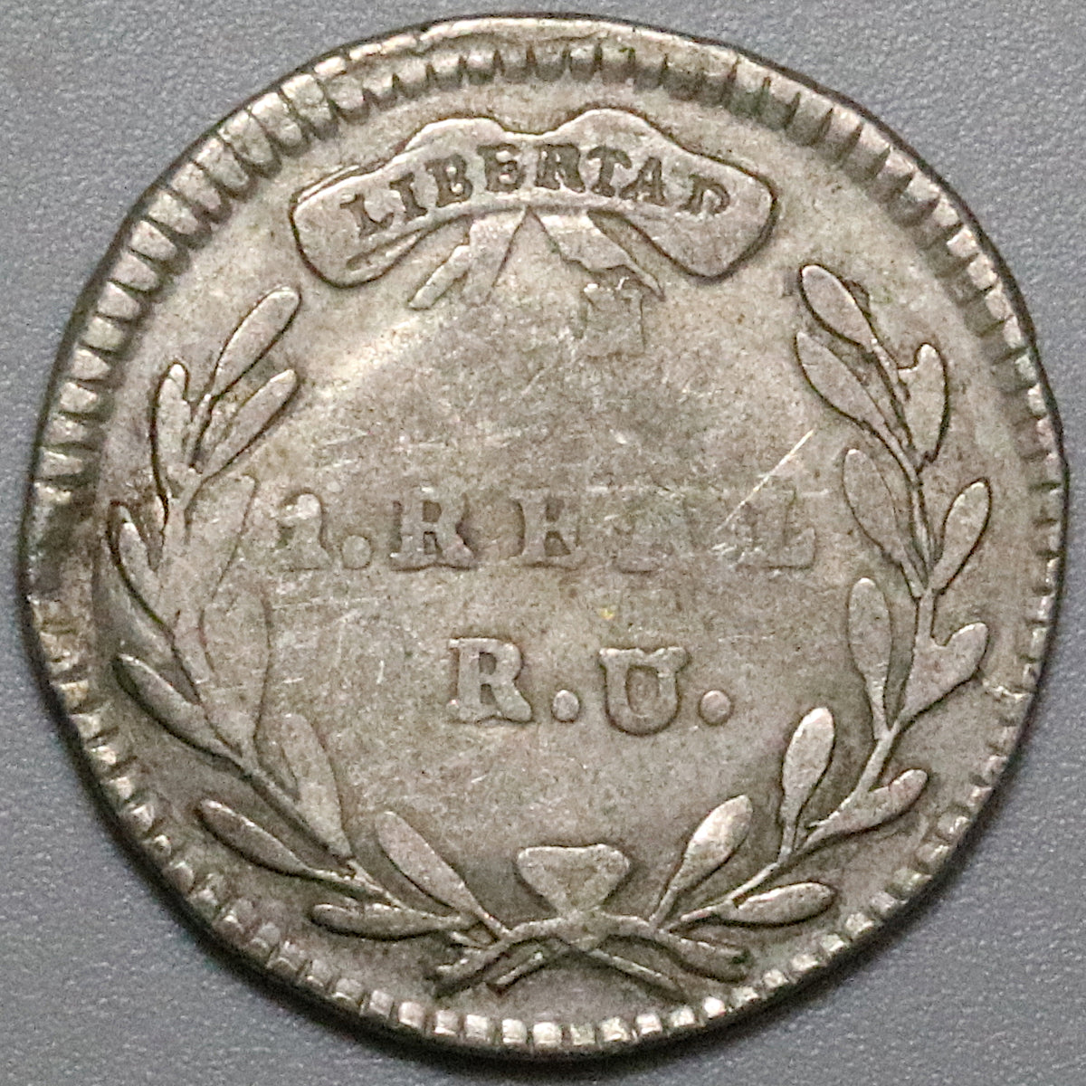 1833-Pn Colombia 1 Real Popayan Mint VF Silver Coin (22090401R ...