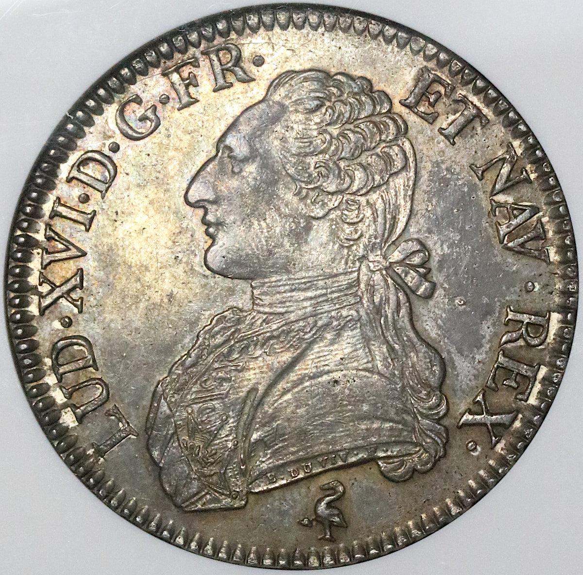 1791-A NGC MS 62 France Louis XVI Ecu Crown Silver Paris Coin POP 1/3 ...