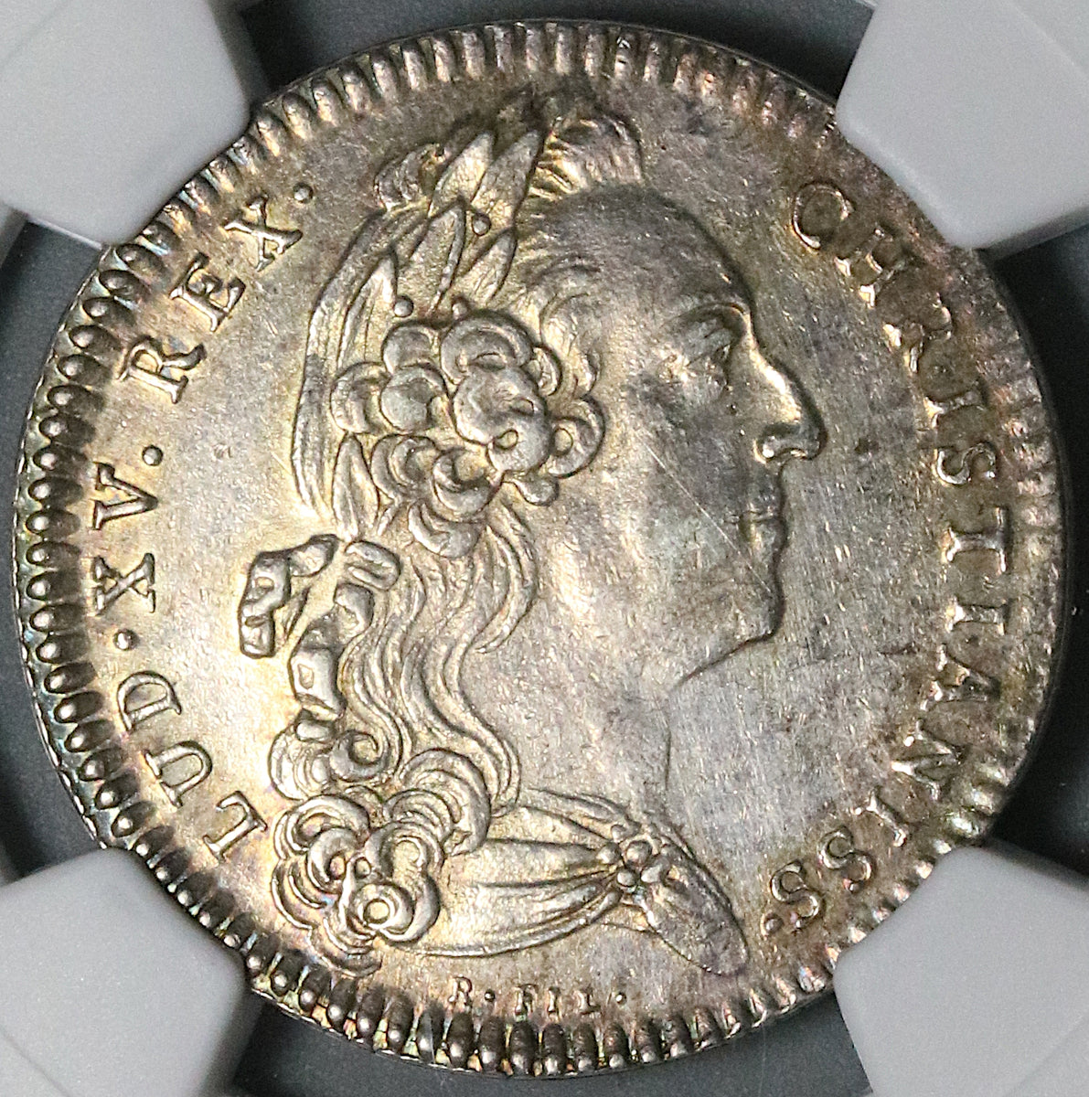 1757 NGC AU Det France Louis XV Jeton Naval Victory Minorca Lioness Le ...