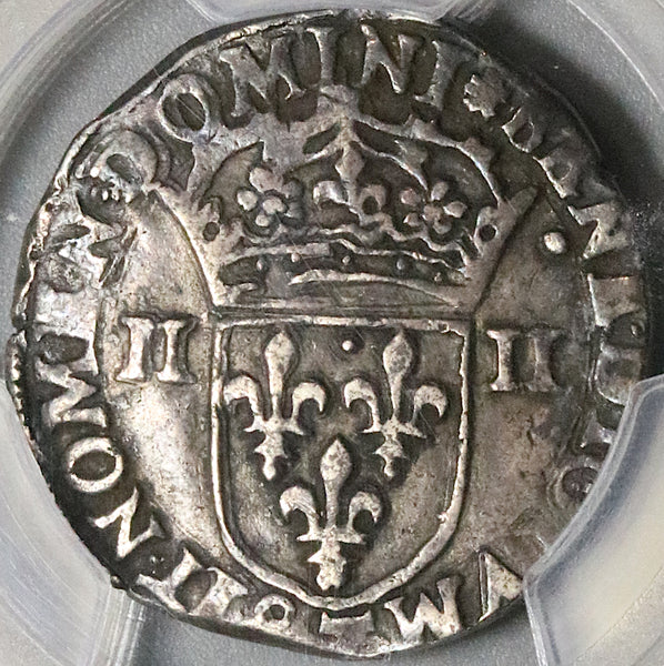 1599-T PCGS XF 40 France 1/4 Ecu Henry IIII Nantes Mint Coin POP 1/0 ...