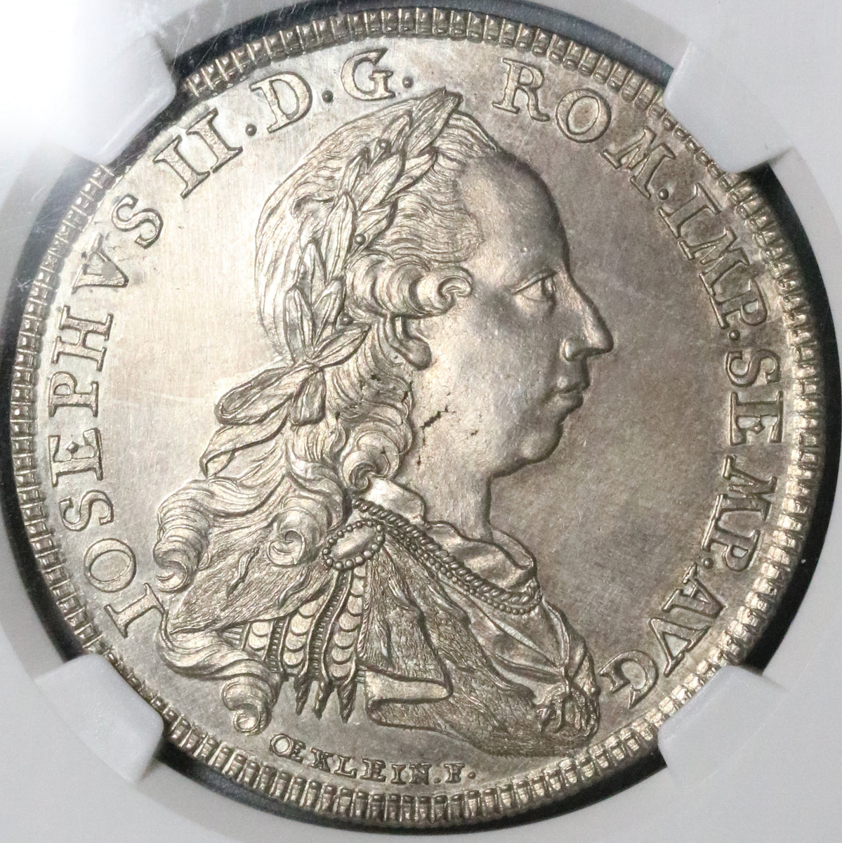 1777 NGC UNC Det Hall German State Taler Silver Thaler Coin (21082305C ...