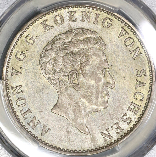 1831-S PCGS AU 55 Saxony Thaler German State Silver Coin (18120101C ...