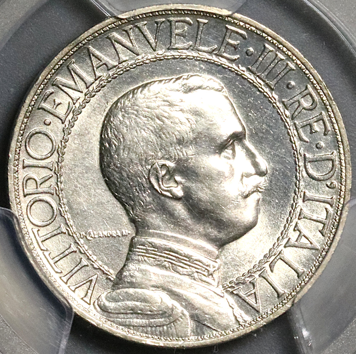 1908 PCGS AU 55 Italy 2 Lire Horses Chariot Silver Coin (22090402D ...