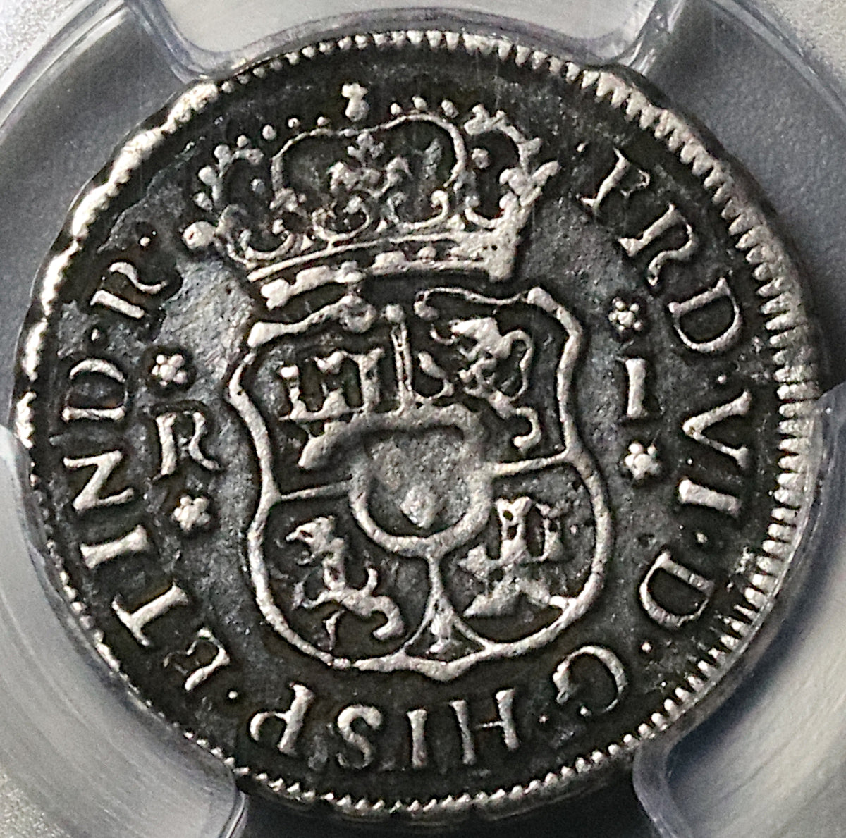 1747 PCGS XF Det Mexico 1 Real Ferdinand VI Spain Colony Silver Coin ...