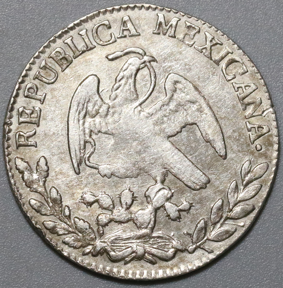 1856-Zs Mexico 2 Reales VF Zacatecas Cap & Rays Silver Coin (20051905R ...