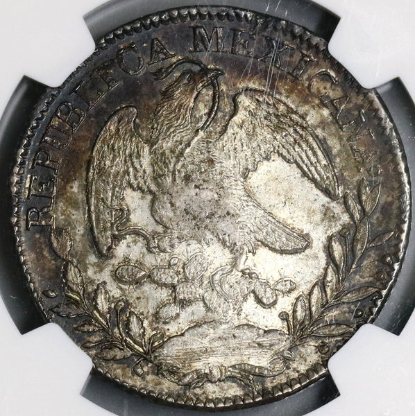 1835-Zs NGC MS 62 Mexico 8 Reales Zacatecas Mint Cap Rays Silver Coin – Caesar's Ghost Numismatics
