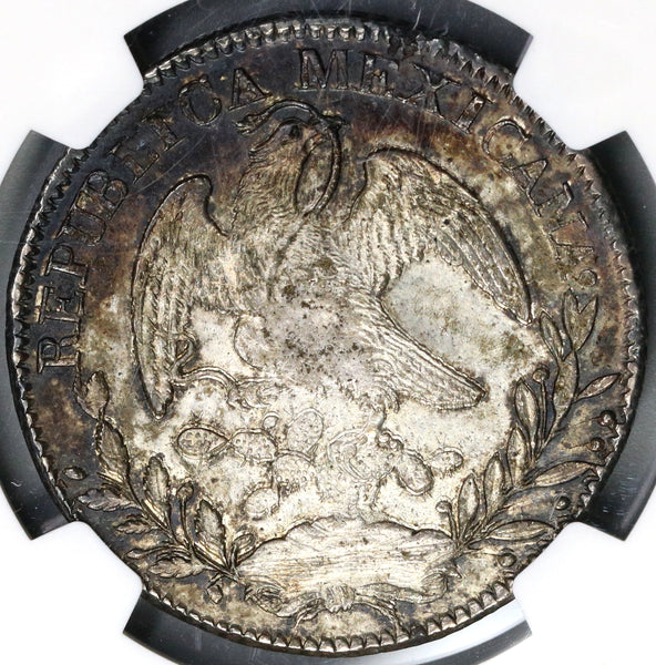 1835-Zs NGC MS 62 Mexico 8 Reales Zacatecas Mint Cap Rays Silver Coin – Caesar's Ghost Numismatics