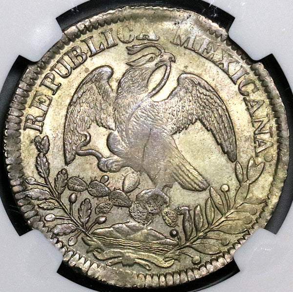 1839-Zs NGC MS 61 Mexico 8 Reales Rare Zacatecas Mint Silver Coin (220 – Caesar's Ghost Numismatics