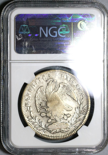 1837 NGC VF Det Philippines 8 Reales Y II Counterstamp Mexico 1834-Zs ...