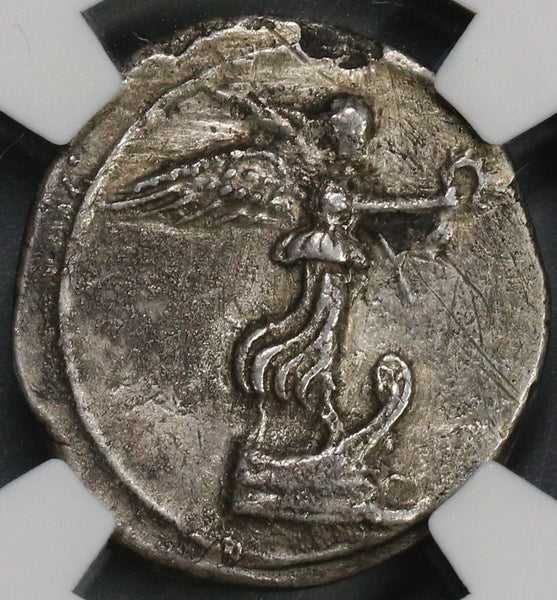 30 BC NGC XF Octavian Roman Imperatorial Denarius Quadriga Triumph (18 ...