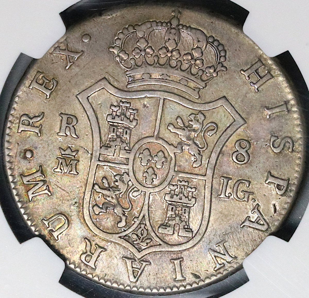 1808-M IG NGC VF Spain 8 Reales Charles IV Scarce Assayer Silver Coin ...