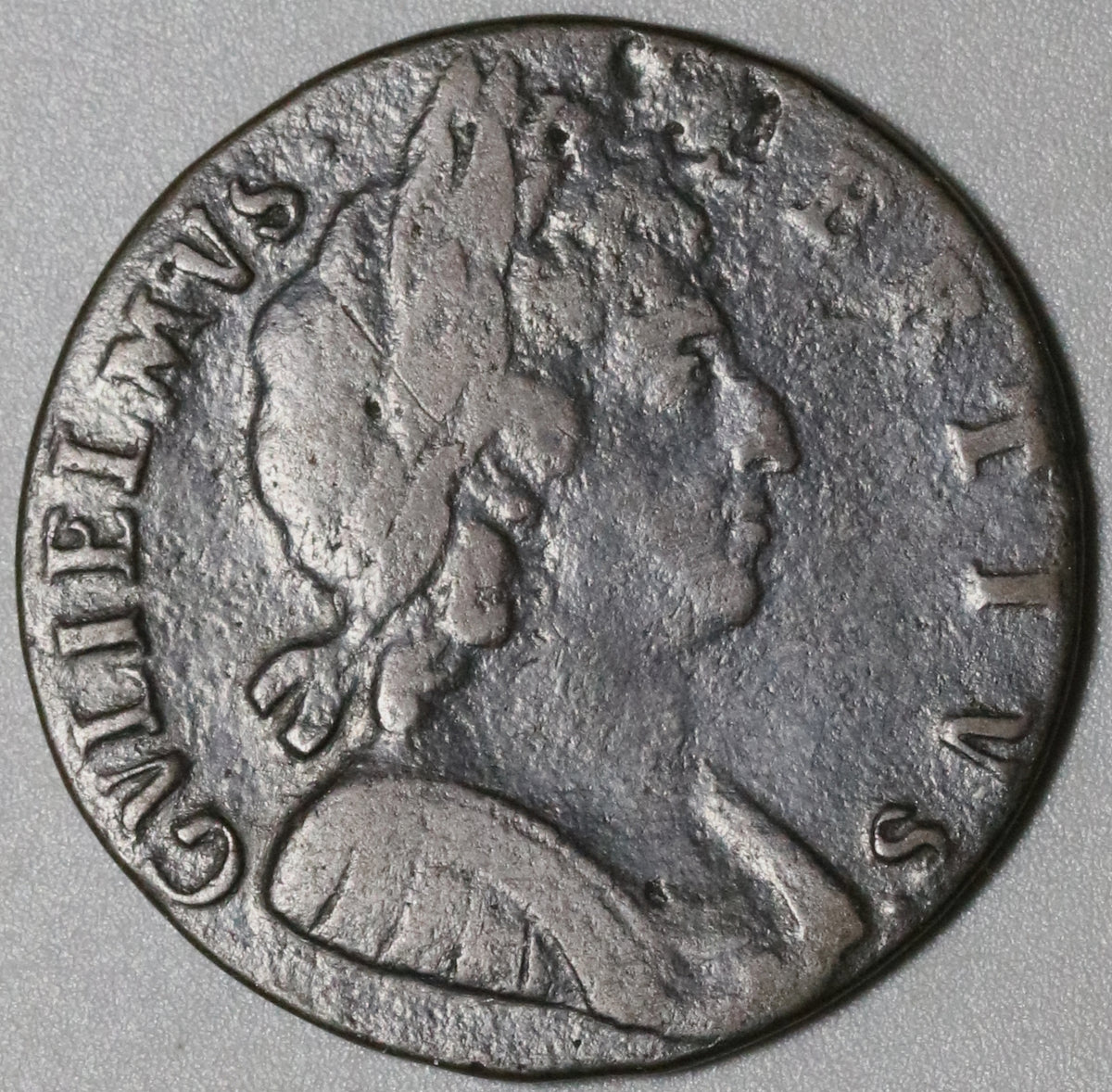 1696 1/2 Penny William III Great Britain England Coin (20042502R ...