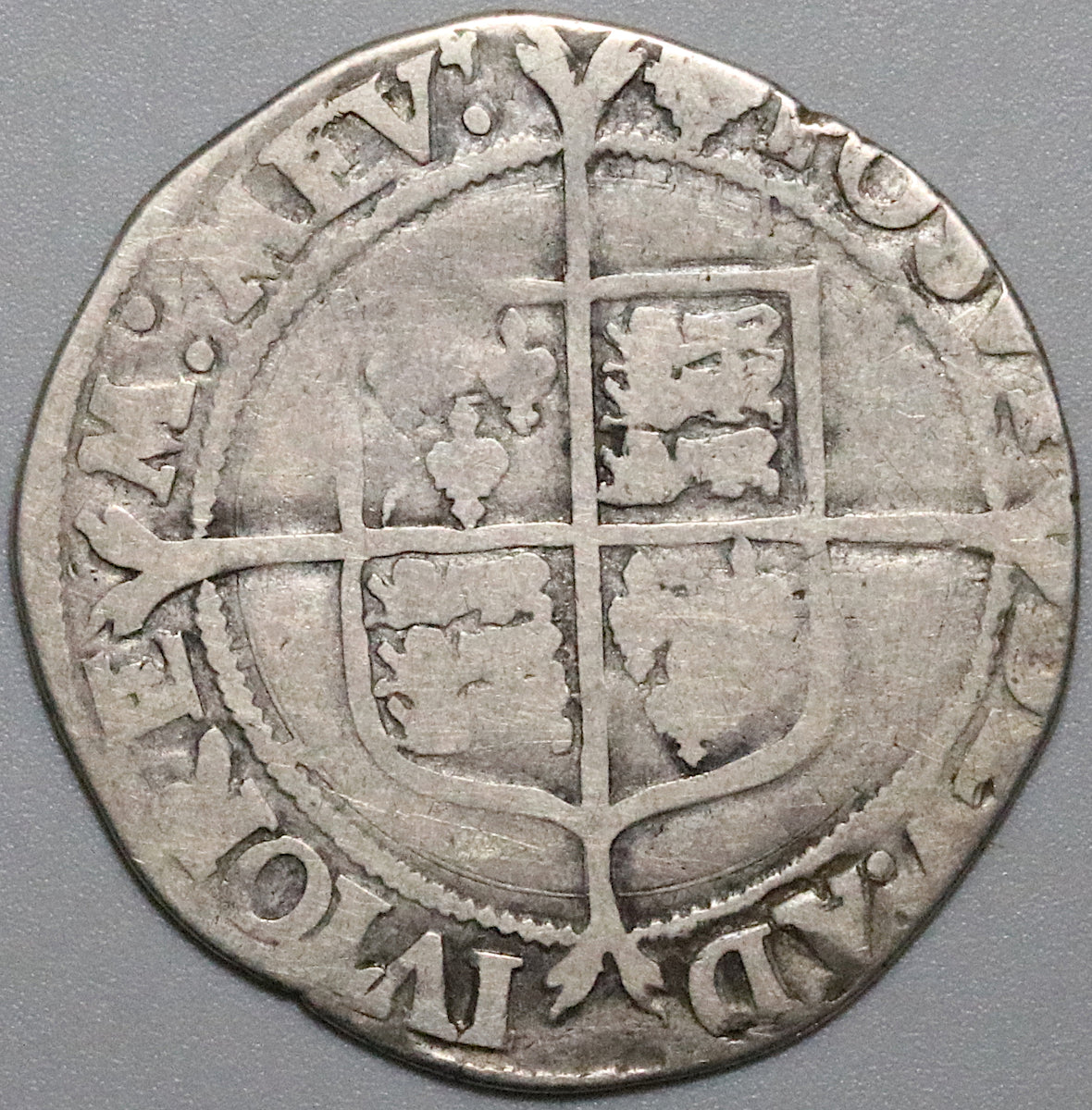1560 Elizabeth I Shilling Britain England Tudor Hammered Silver Coin ...