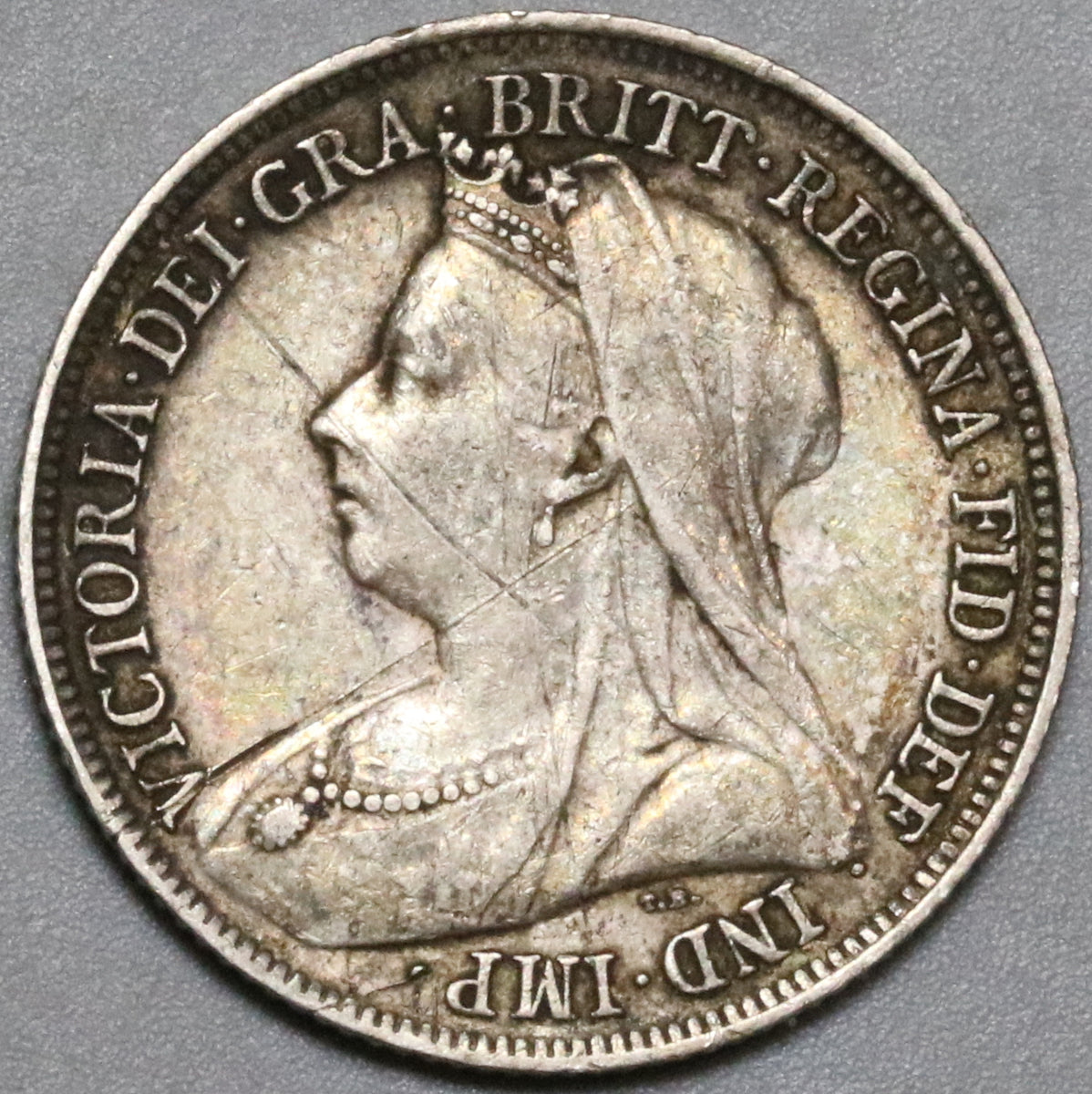 1898 Victoria Shilling Great Britain Sterling Silver Coin (22070509R ...