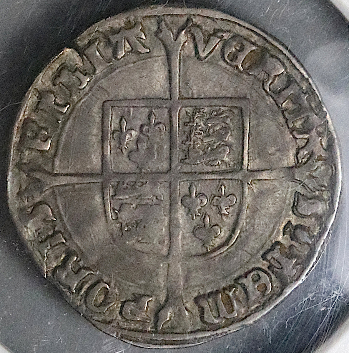1553 NGC VF 35 Mary Groat 4 Pence Hammered Britain Tudor England Coin ...