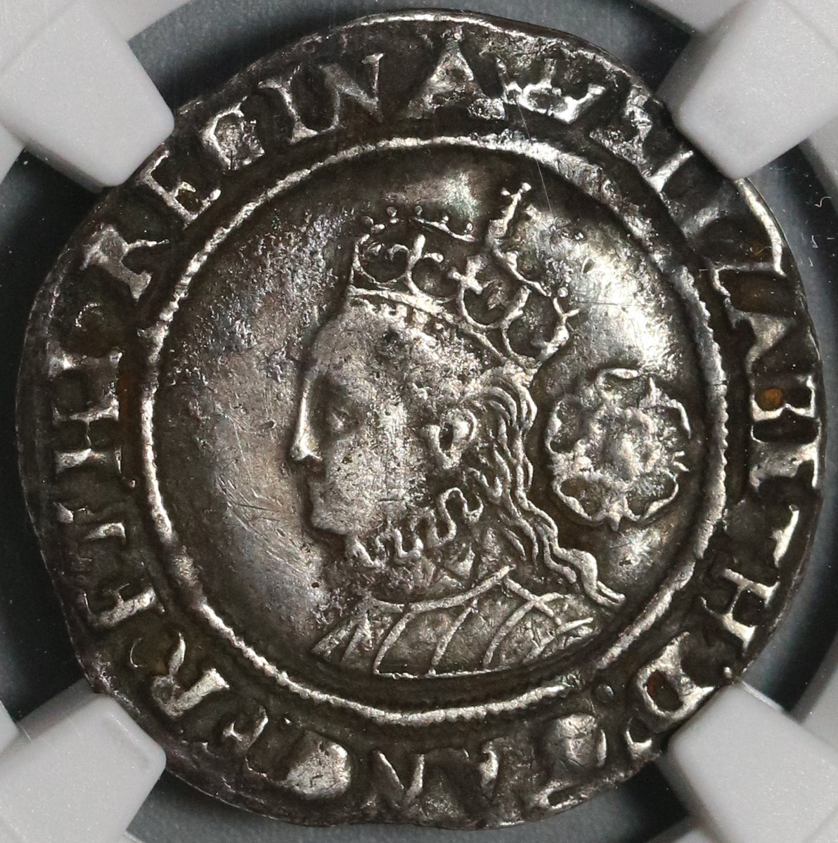 1570 NGC VF 25 Elizabeth I 6 Pence Great Britain England Silver Coin ...