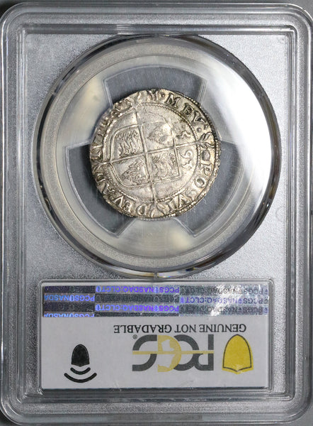 1593 PCGS AU Elizabeth I 6 Pence England Britain Hammered Silver Coin ...